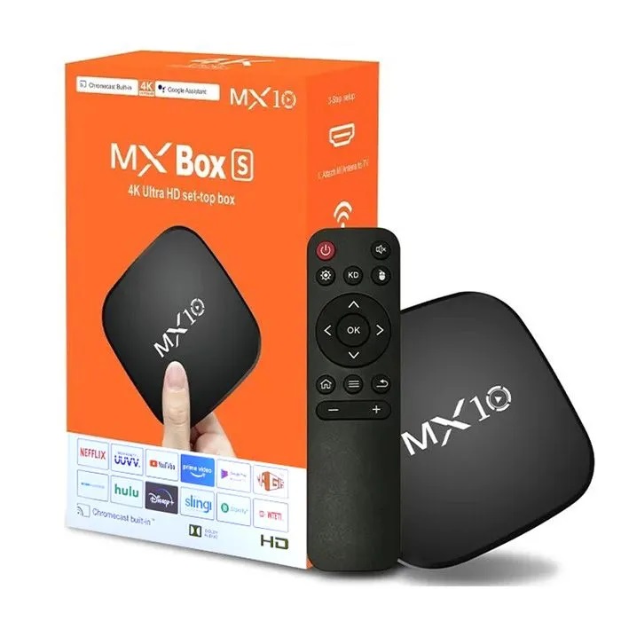 MX10 S Box 4K UHD με 1GB RAM και 8GB Αποθηκευτικό Χώρο με Λειτουργικό ...