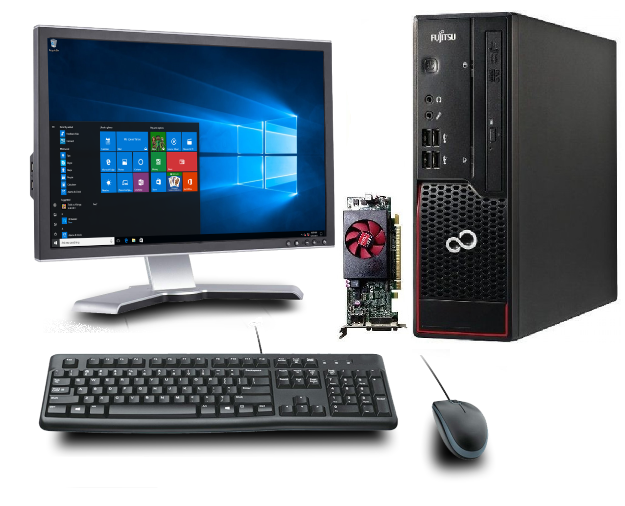 GAMING ΥΠΟΛΟΓΙΣΤΗΣ PC ΣΕΤ FUJITSU ESPRIMO C020/ 8GB RAM/ 256GB SSD ΜΕ ...