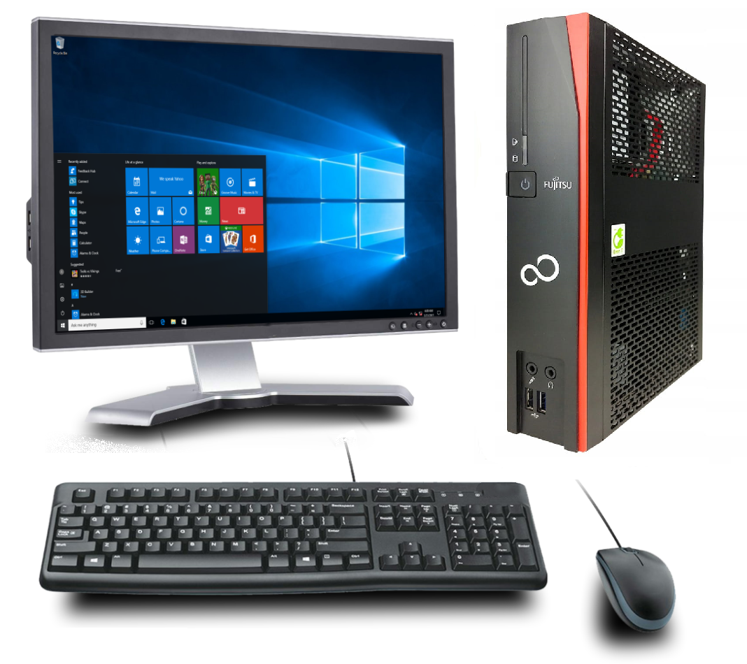 ΣΕΤ ΥΠΟΛΟΓΙΣΤΗΣ PC FUJITSU FUTRO S720/ 2GB RAM/ 256GB SSD/ ΜΕ ΟΘΟΝΗ ...