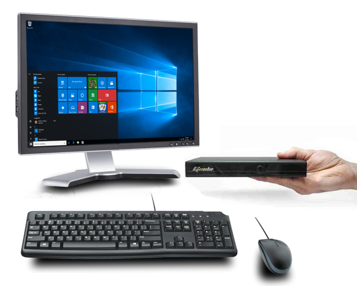 ΣΕΤ ΥΠΟΛΟΓΙΣΤΗΣ PC MICRO i3/ 4GB RAM/ 128GB SSD/ HDMI/ ΜΕ ΟΘΟΝΗ ...