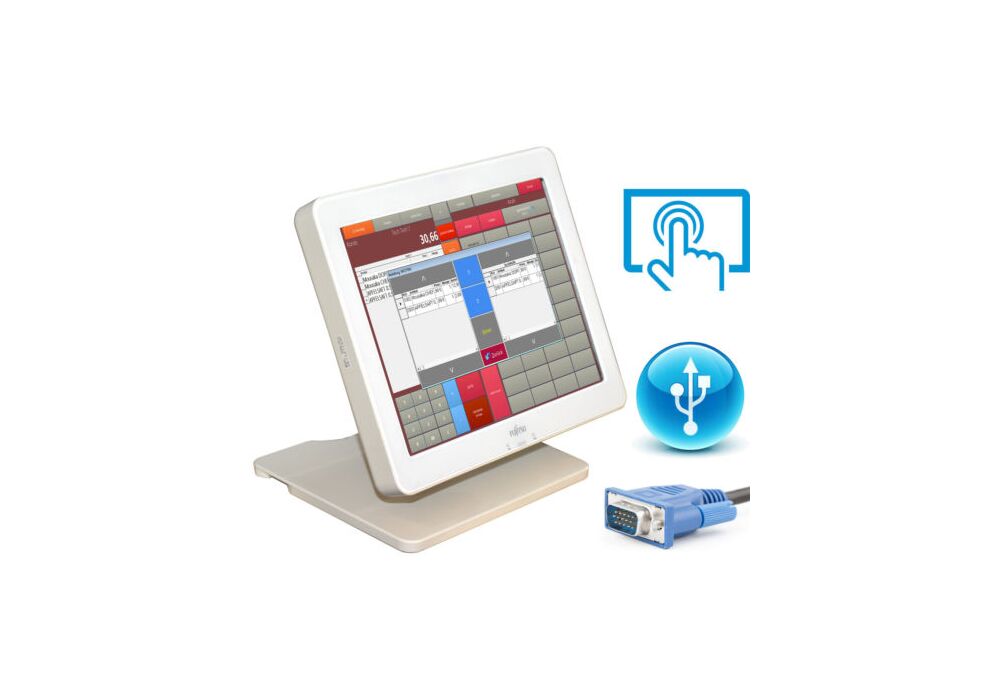 POS TERMINAL ΣΕΤ ΥΠΟΛΟΓΙΣΤΗΣ PC FUJITSU TP-X II T3100/ 2GB RAM/ 128GB ...